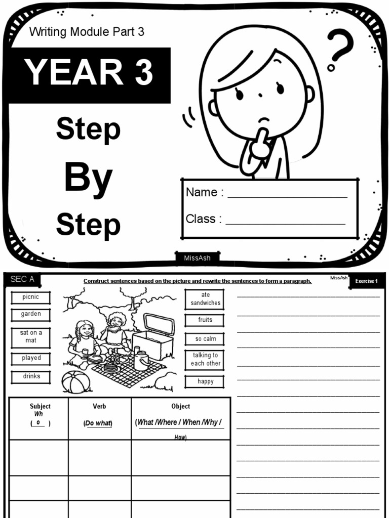 Year 3 English Writing Exercises | PDF