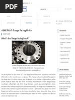 Permissible Imperfections in Flange Facing Finish For Raised Face and ...