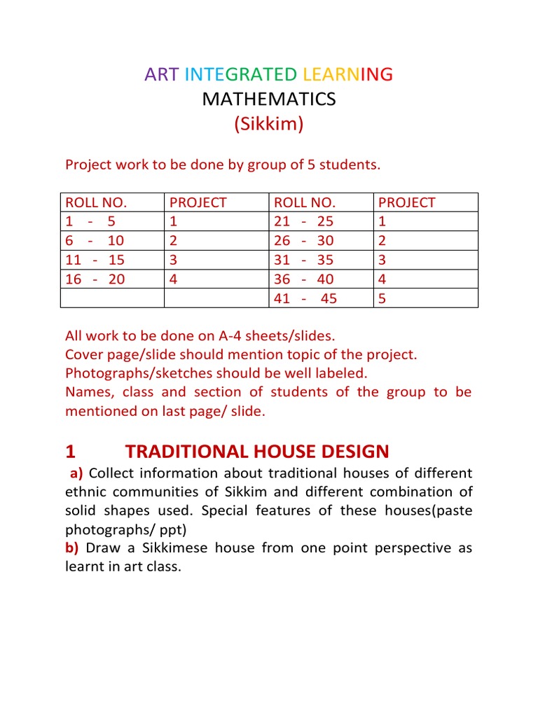 Art Integrated Math Projects | PDF | Sphere | Geometry