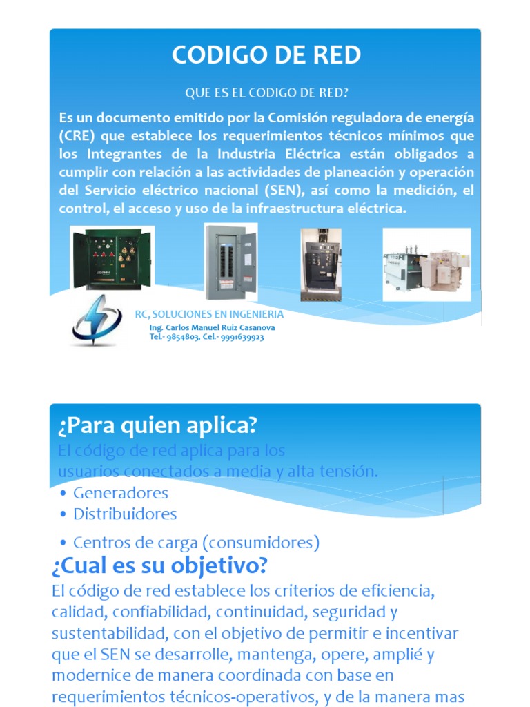 Codigo de Red 2 PDF | PDF | Ingenieria Eléctrica | Electricidad