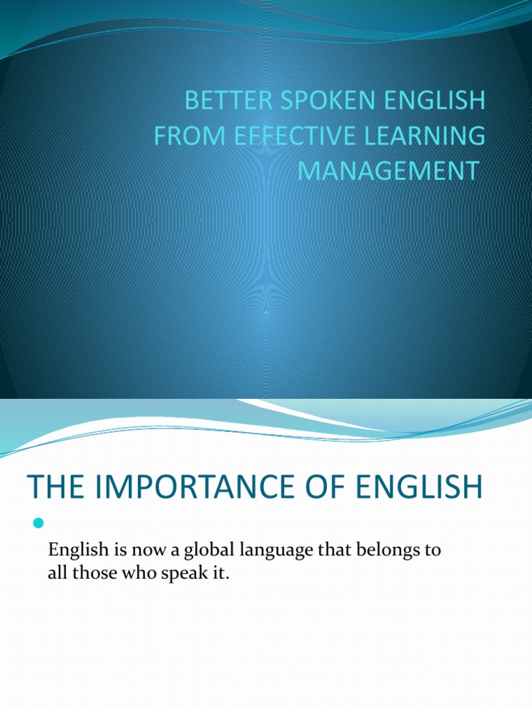 Better Spoken English | PDF | Fluency | English Language
