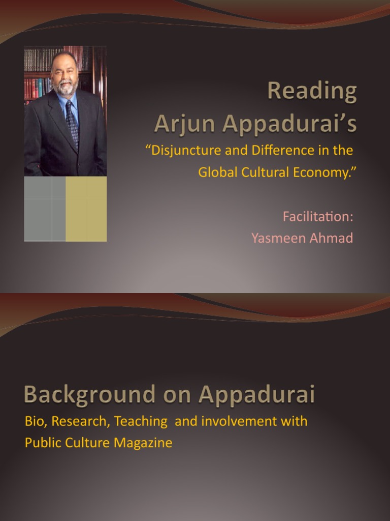 Appadurai Facilitation | Download Free PDF | Globalization | Narrative