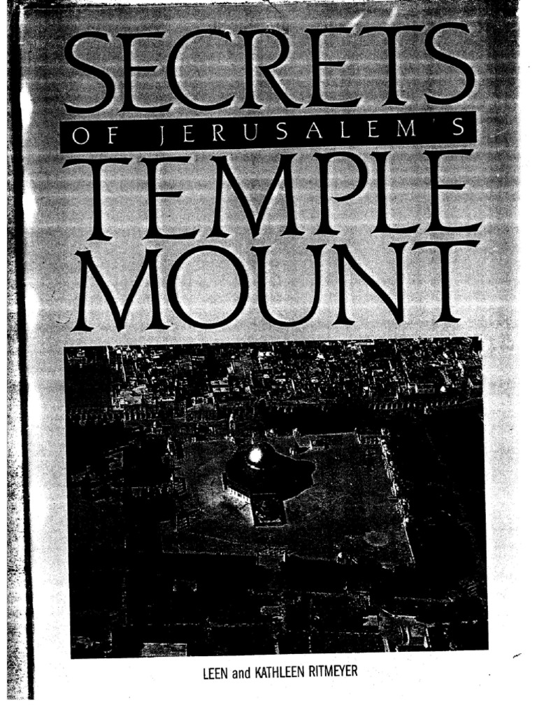 Secrets of Thetemple Mount by Ritmeyer Reduced | PDF