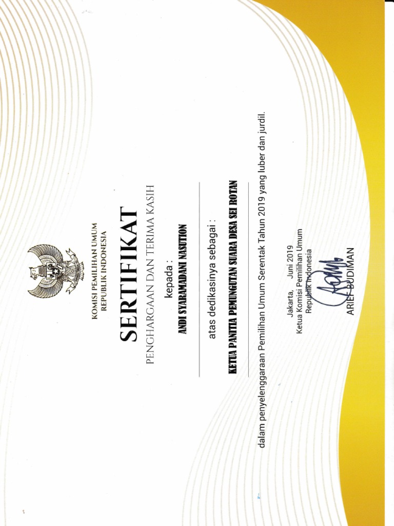 Sertifikat Pps | PDF