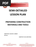 Detailed Lesson Plan in Masonry Tools: References | PDF | Masonry | Brick