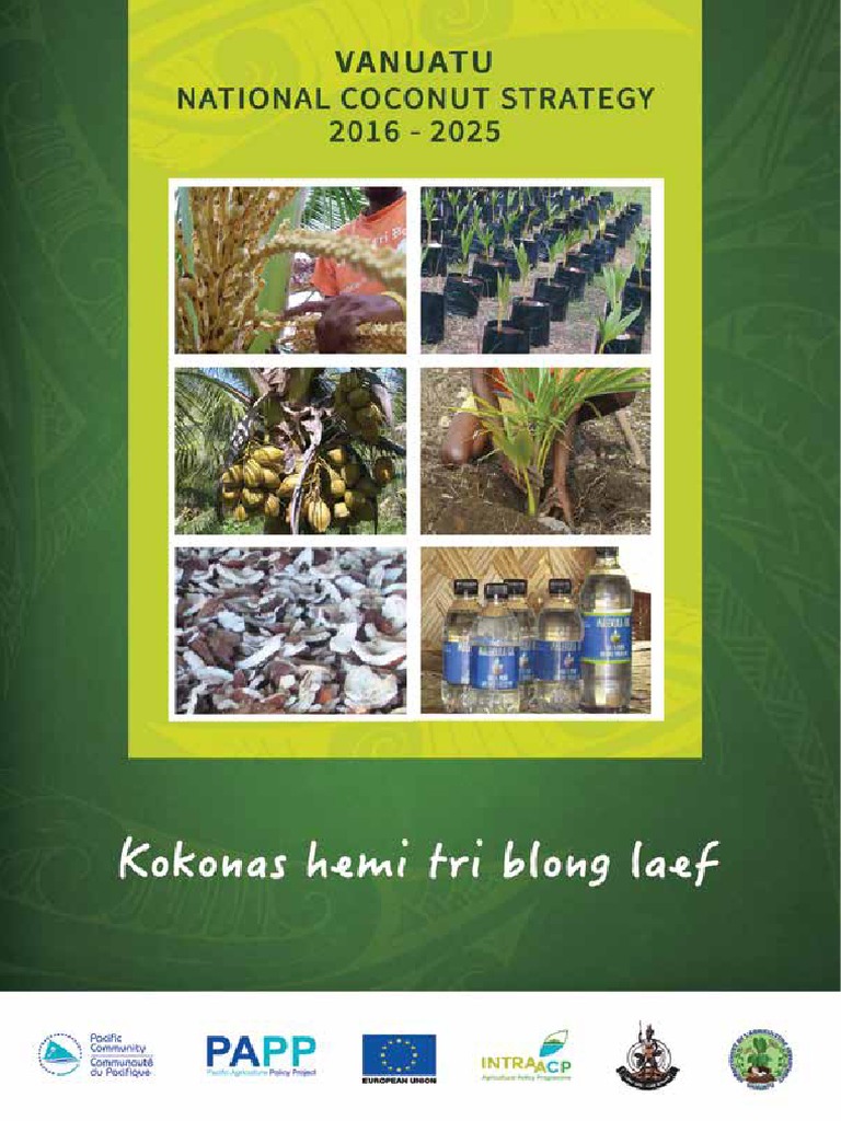 Vanuatu Coconut Sector Strategy 2016-2025 | PDF | Coconut Oil | Vanuatu