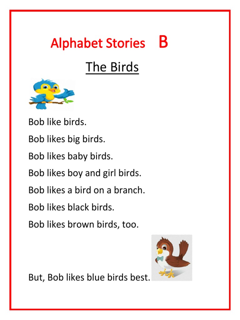 Alphabet Stories B | PDF