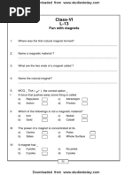 CBSE Class 6 Worksheet - Light, Shadows and Reflections PDF | PDF ...
