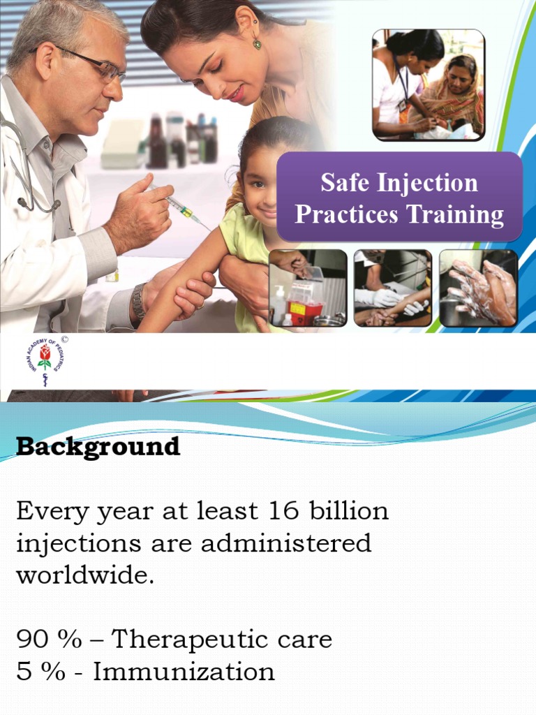 Safe Injection | PDF | Injection (Medicine) | Syringe