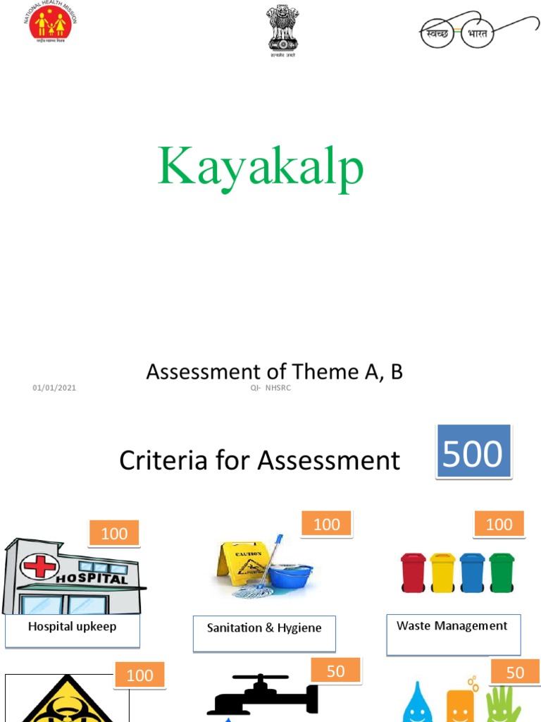 Kayakalp Assessment Report | PDF | Housekeeping | Water