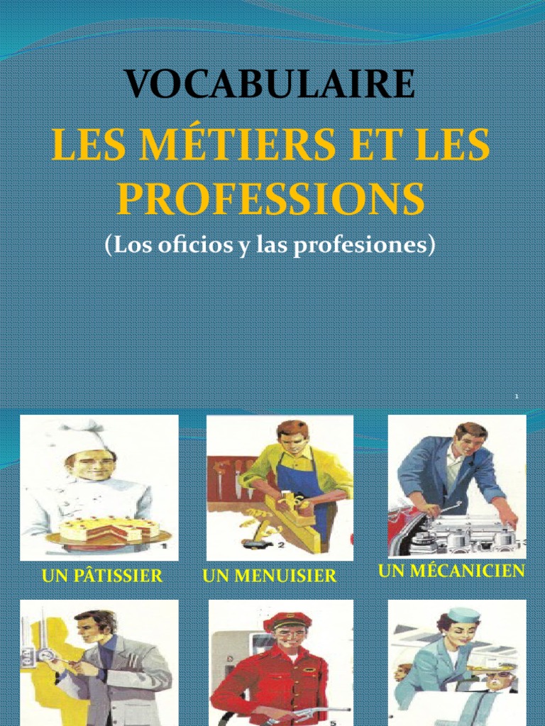 Vocabulaire Les Professions | PDF