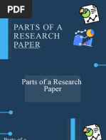 Parts of A Research Paper | PDF | Evaluation Methods | Statistics