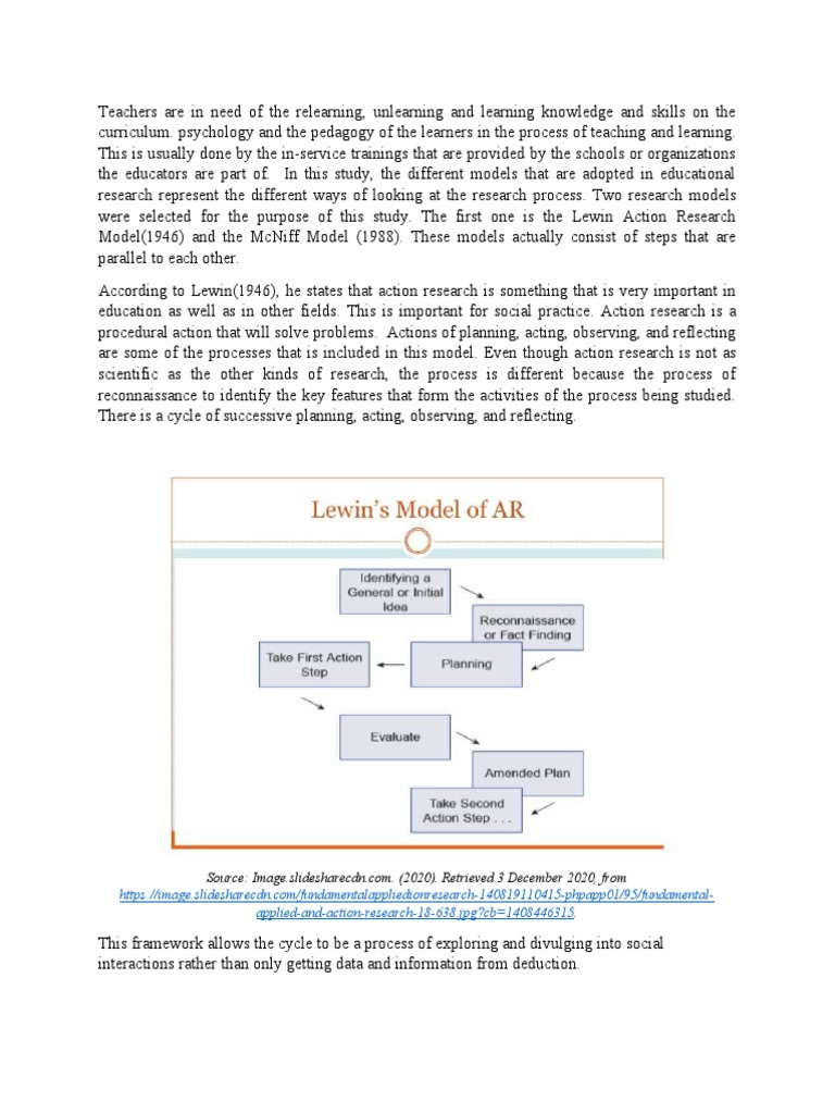 Research Framework | PDF | Action Research | Education Theory