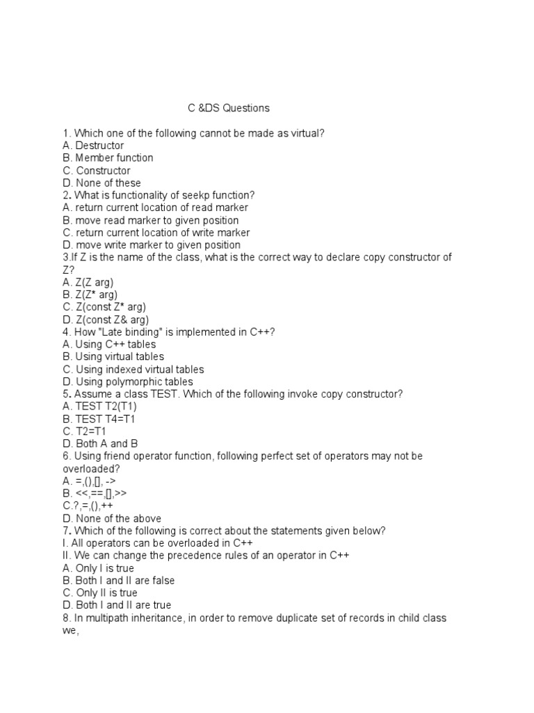 Pgdac Qb Candds Pdf Method Computer Programming Class Computer Programming