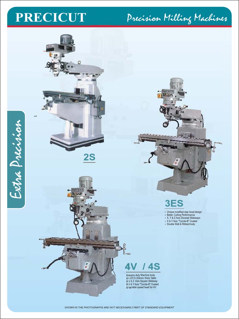 Precision Milling Machines | PDF | Manufactured Goods | Machines