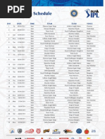 Ipl 2018 Schedule Download PDF | PDF | Cricket Competitions | Cricket