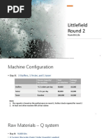 Littlefield Simulation Report | PDF | Inventory | Applied Mathematics
