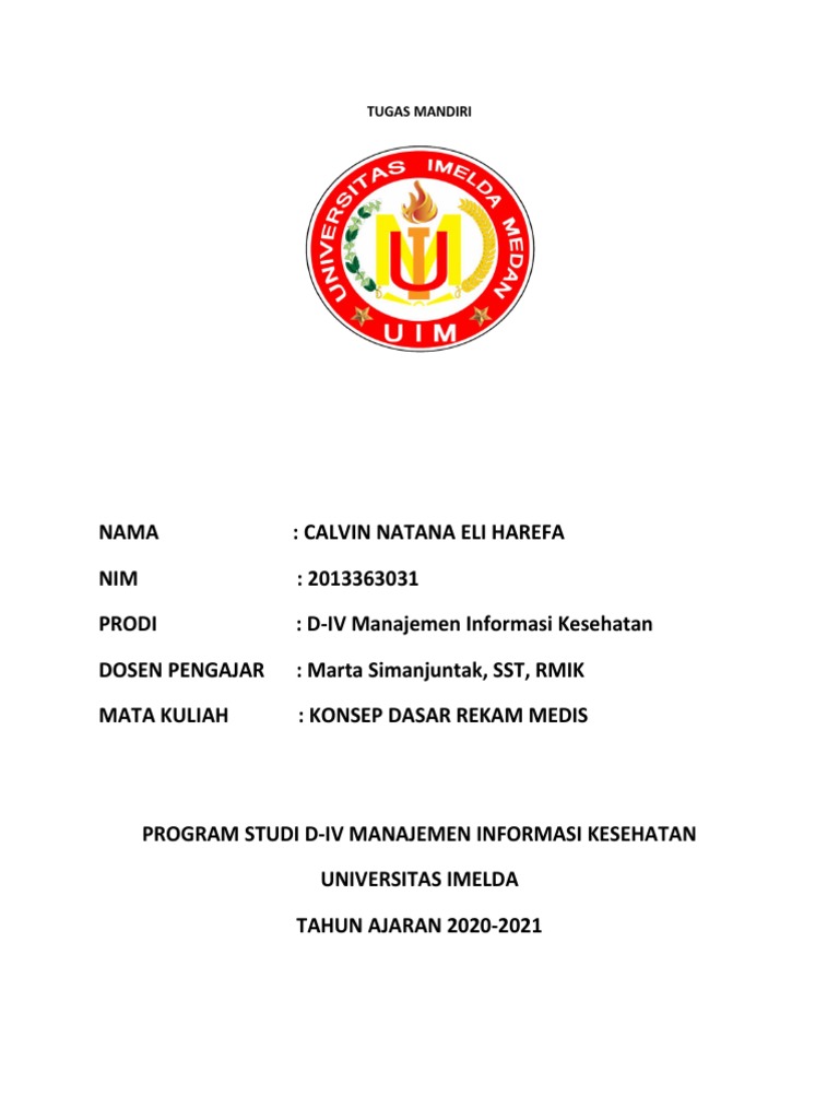 Peran Tenaga PMIK dalam Rekam Medis | PDF