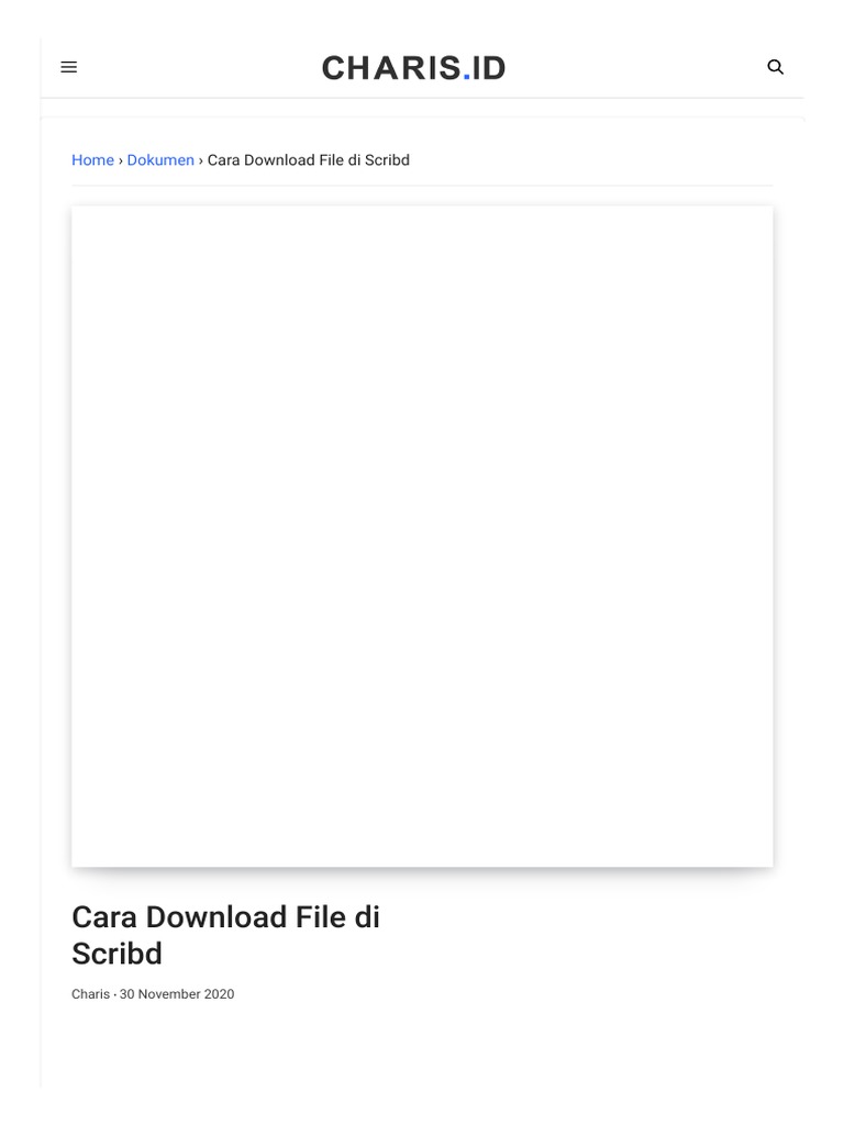 Cara Download File Di Scribd Tanpa Login (Update 2021) | PDF | Komputer