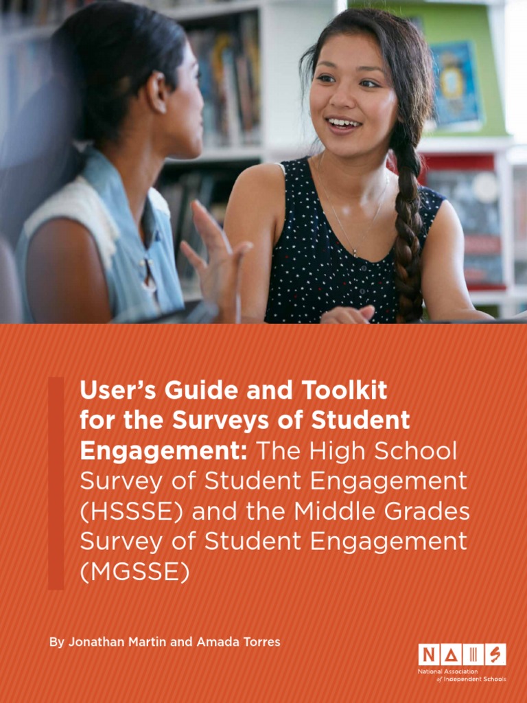 User's Guide and Toolkit for Administering the High School Survey of ...