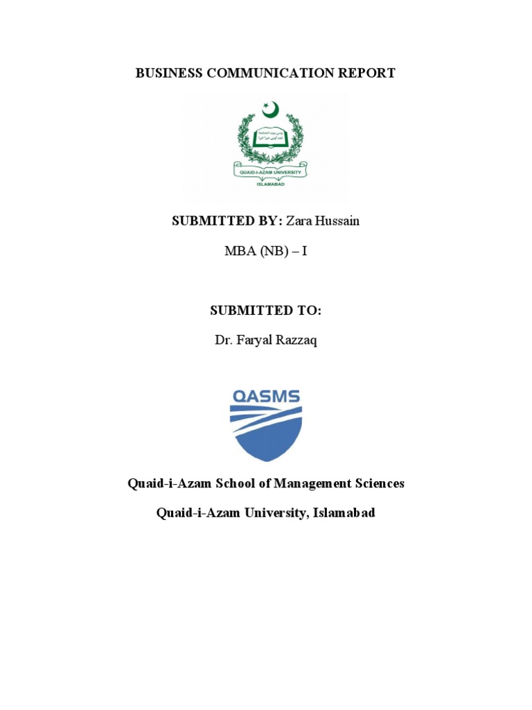 Business Communication Report | PDF | Social Media | Popular Culture ...