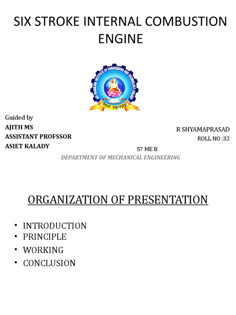 Six Stroke Engine | PDF | Internal Combustion Engine | Engines