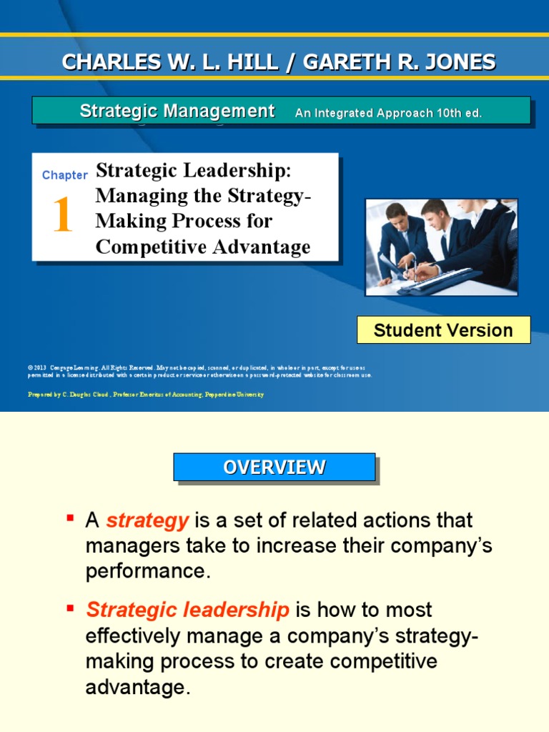 Charles W. L. Hill / Gareth R. Jones | PDF | Strategic Planning | Swot ...