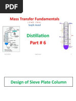 Sieve vs Valve Trays in Distillation Design | PDF | Distillation | Pressure