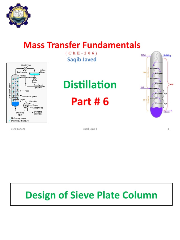 Mass Transfer Fundamentals: Distillation | PDF | Chemical Process ...
