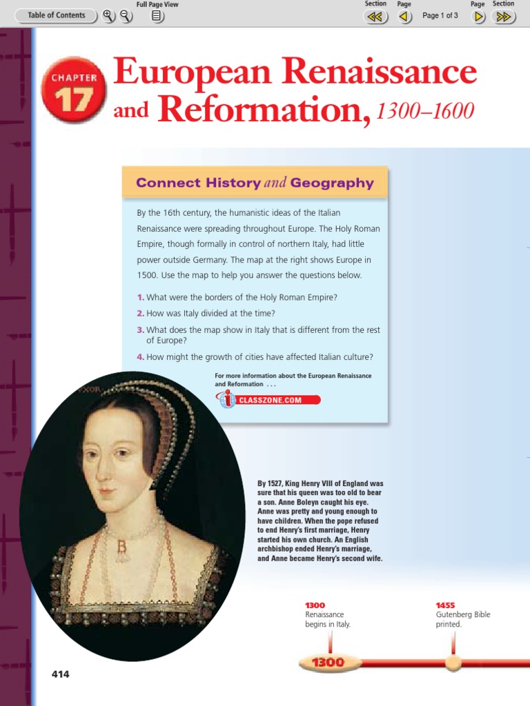 European Renaissance and Reformation, 1300-1600 (PDFDrive) PDF ...