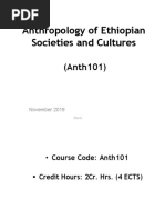 Unit 1-Anth 1012 | PDF | Anthropology | Science