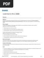 Daad Helmut-Schmidt-Programme Application Form | PDF