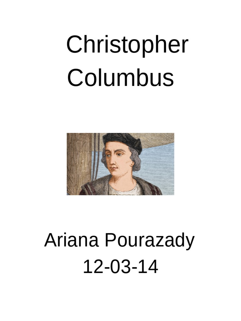 Christopher Columbus: Explorer of the New World | PDF | History ...