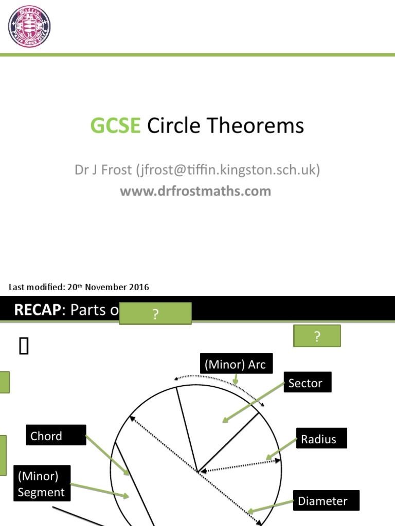 Circle Theorems: An Introduction to Key Laws Involving Angles and ...