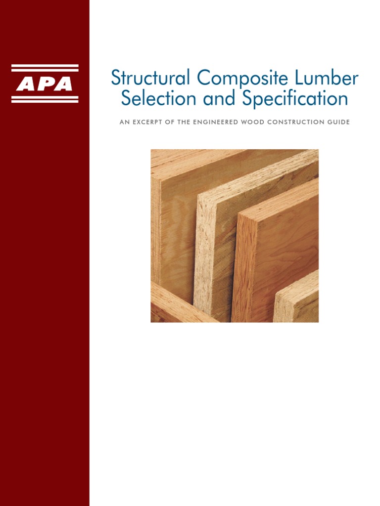 APA Engineered Wood Construction Guide Excerpt Structural Composite ...