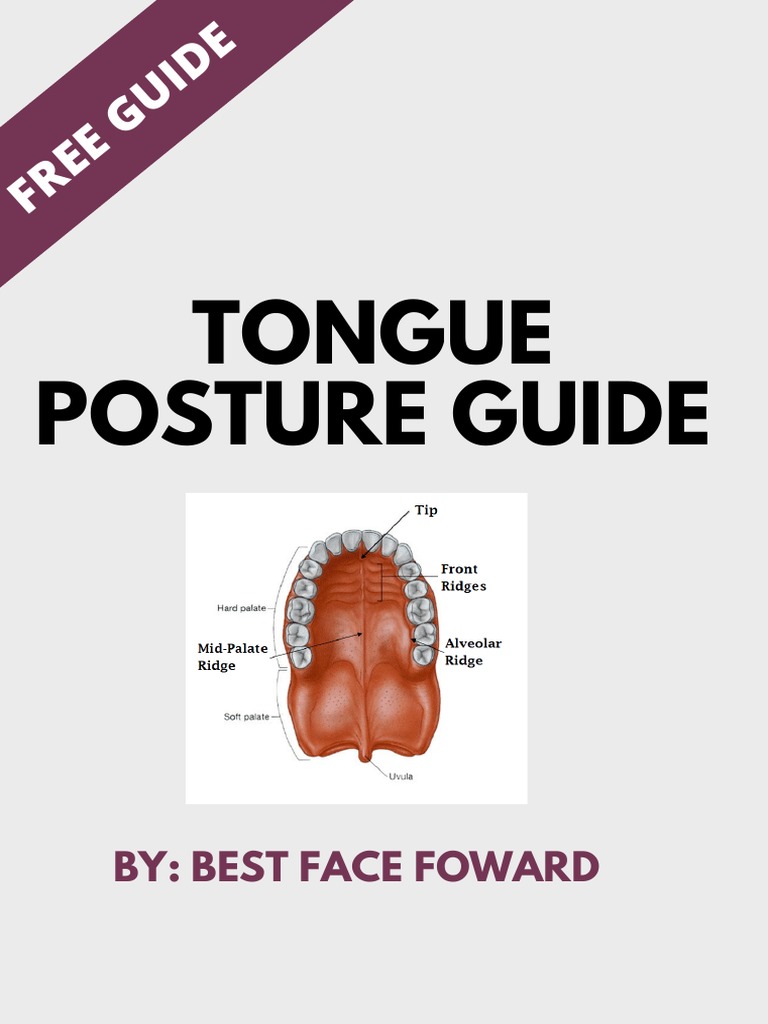Tongue Posture Guide: By: Best Face Foward | PDF | Lip | Tongue