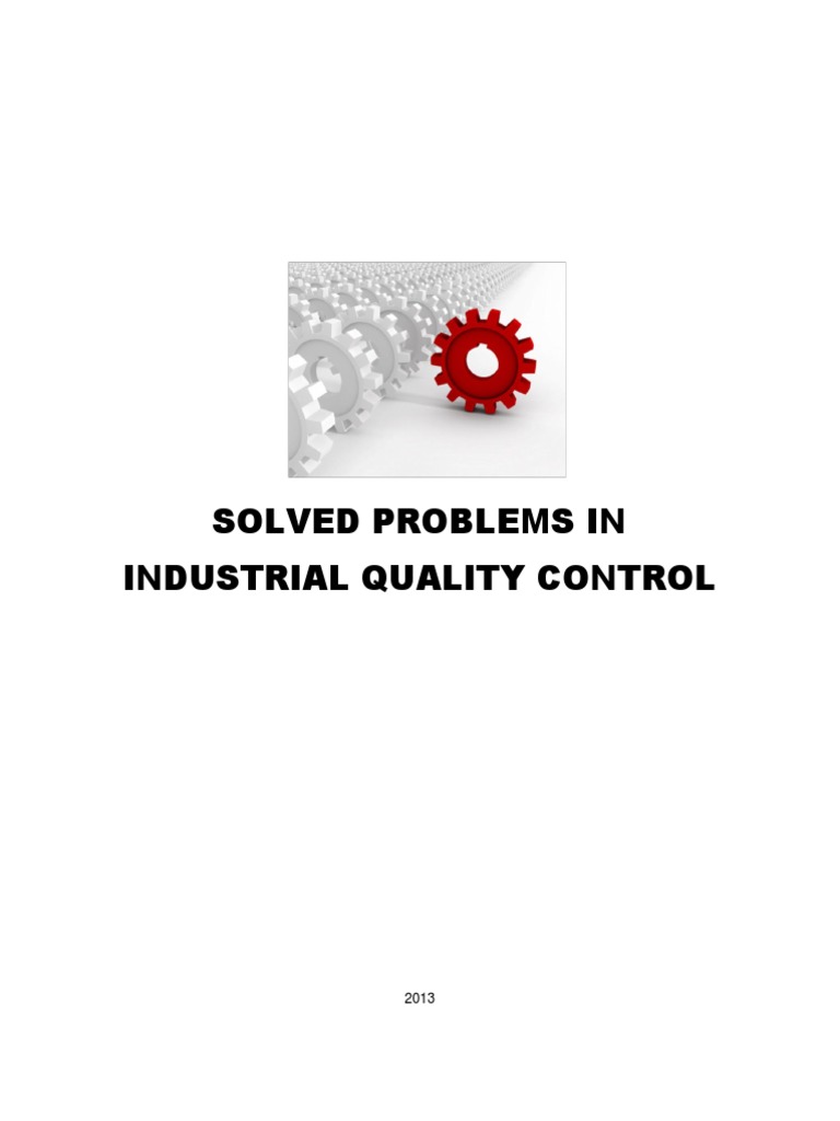 Industrial Quality Control Formulas | PDF | Reliability Engineering ...