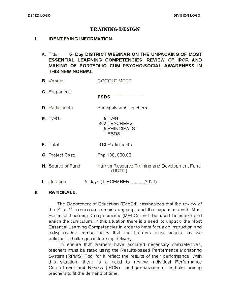 Inset Training Design Downloadable Sample | PDF | Learning | Behavior Modification