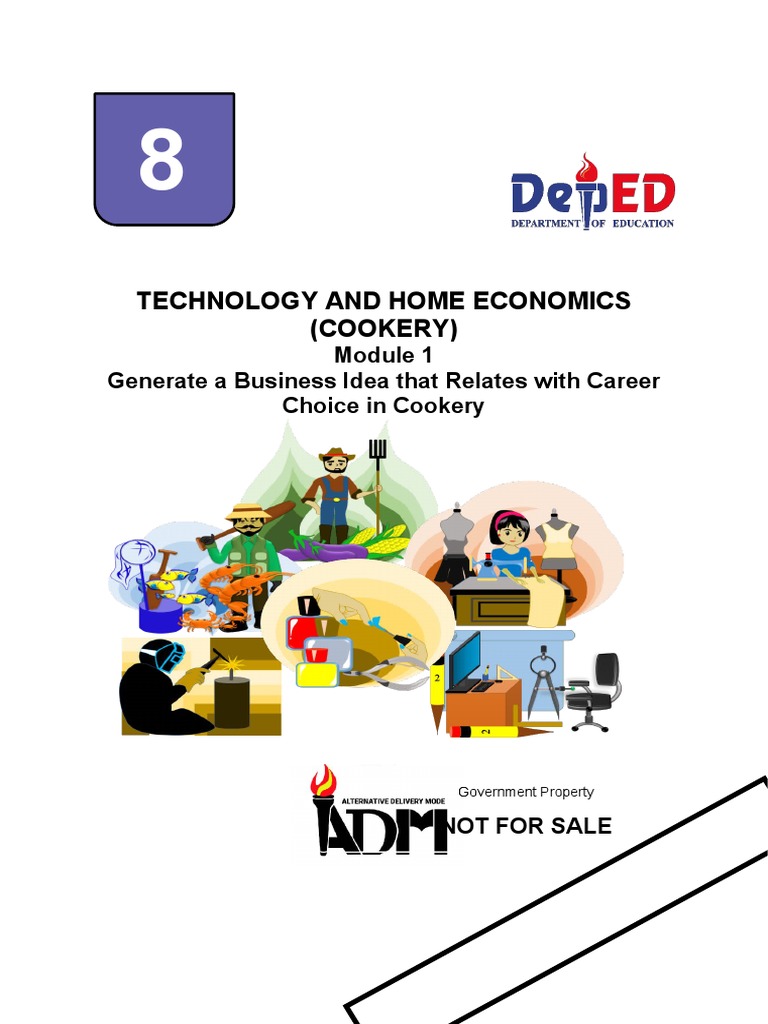Technology and Home Economics (Cookery) : Generate A Business Idea That ...