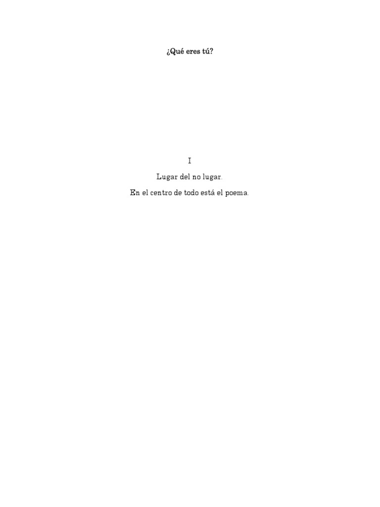 Quien Eres Tu PDF | PDF