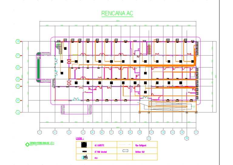 Denah Rencana Ac | PDF