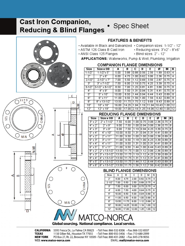 CI Flanges PDF | PDF | Civil Engineering | Building Engineering