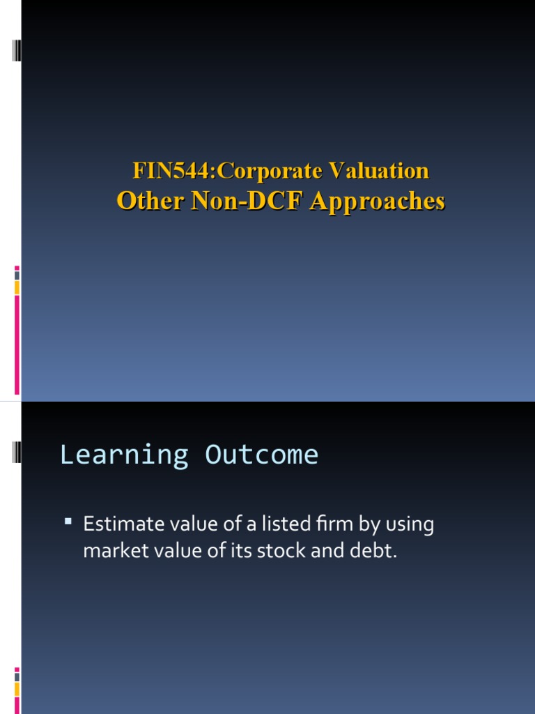 Fin544-Stock and Debt Approach | PDF | Efficient Market Hypothesis | Stocks