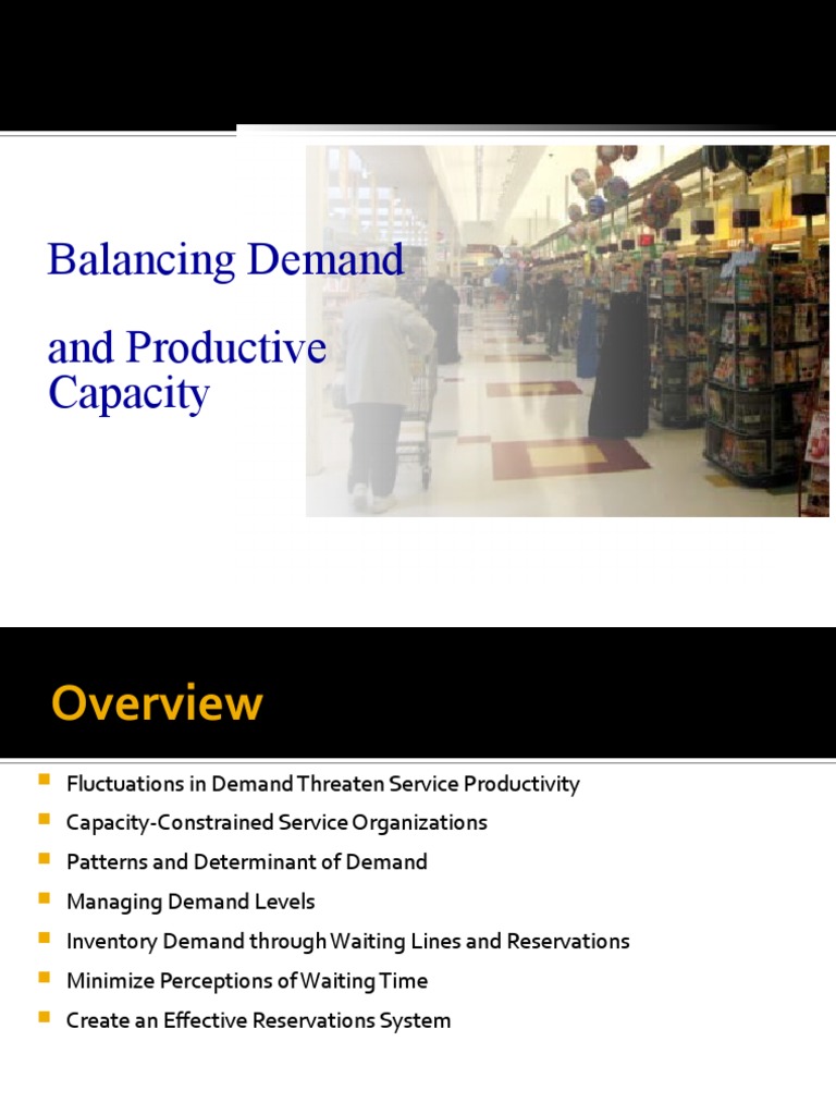 Balancing Demand and Capacity | PDF | Demand | Mathematical Optimization
