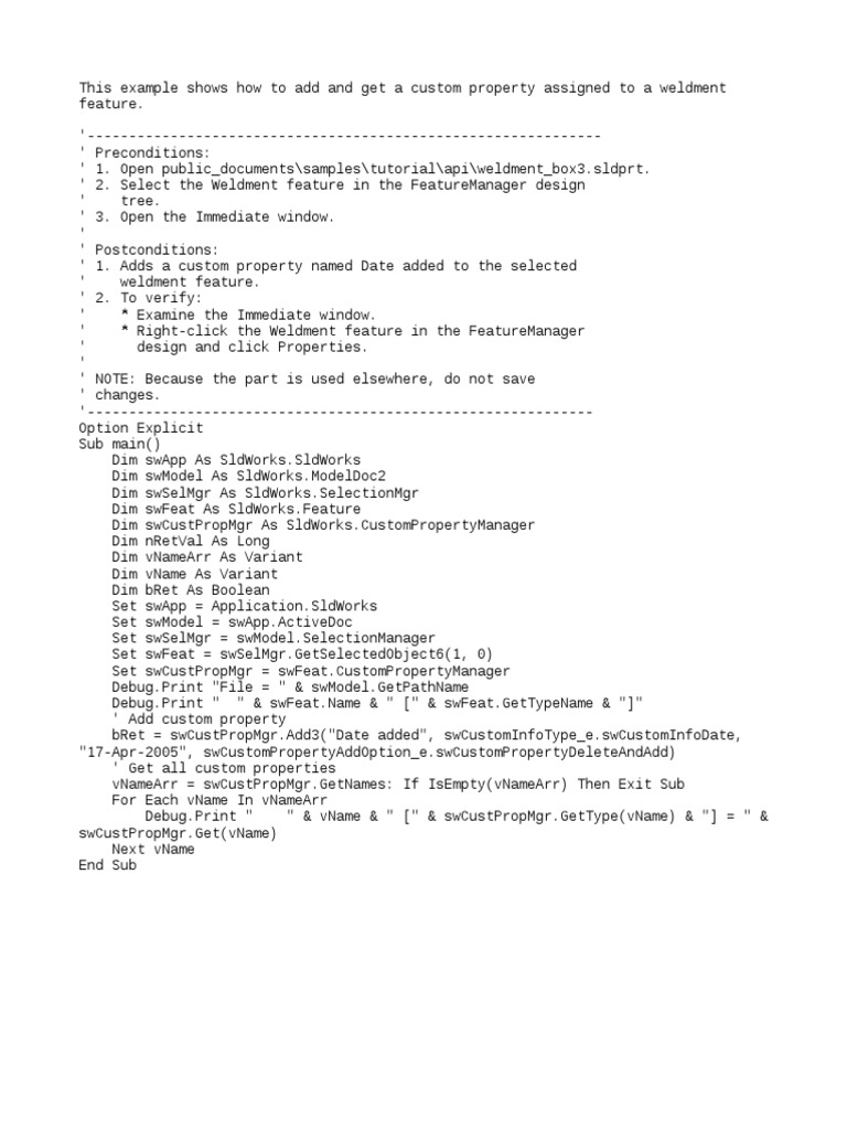 Custom Properties | PDF