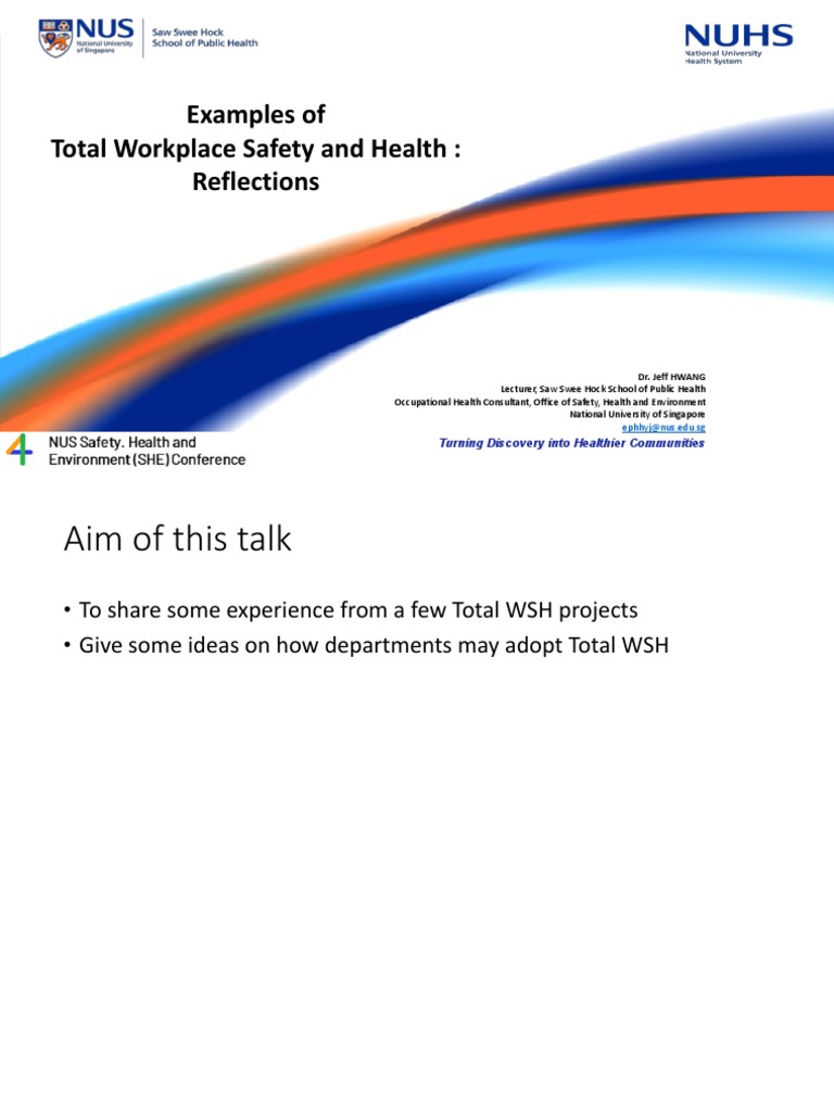 D1 Examples of TWSH Implemented | PDF | Vaccination | Occupational ...