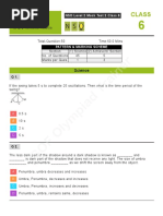 Silverzone Olympiad Sample Question and Answer Sheet | PDF