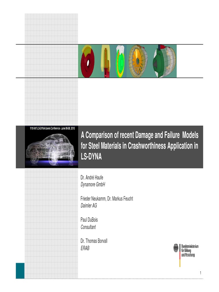 A Comparison of Recent Damage and Failure Models For Steel Materials in ...