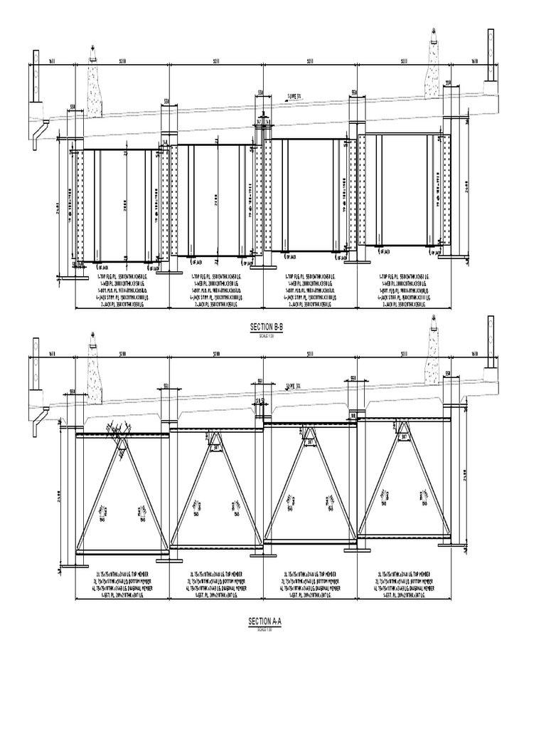 48m Span Super Structure (STEEL) - 3OF3 PDF | PDF