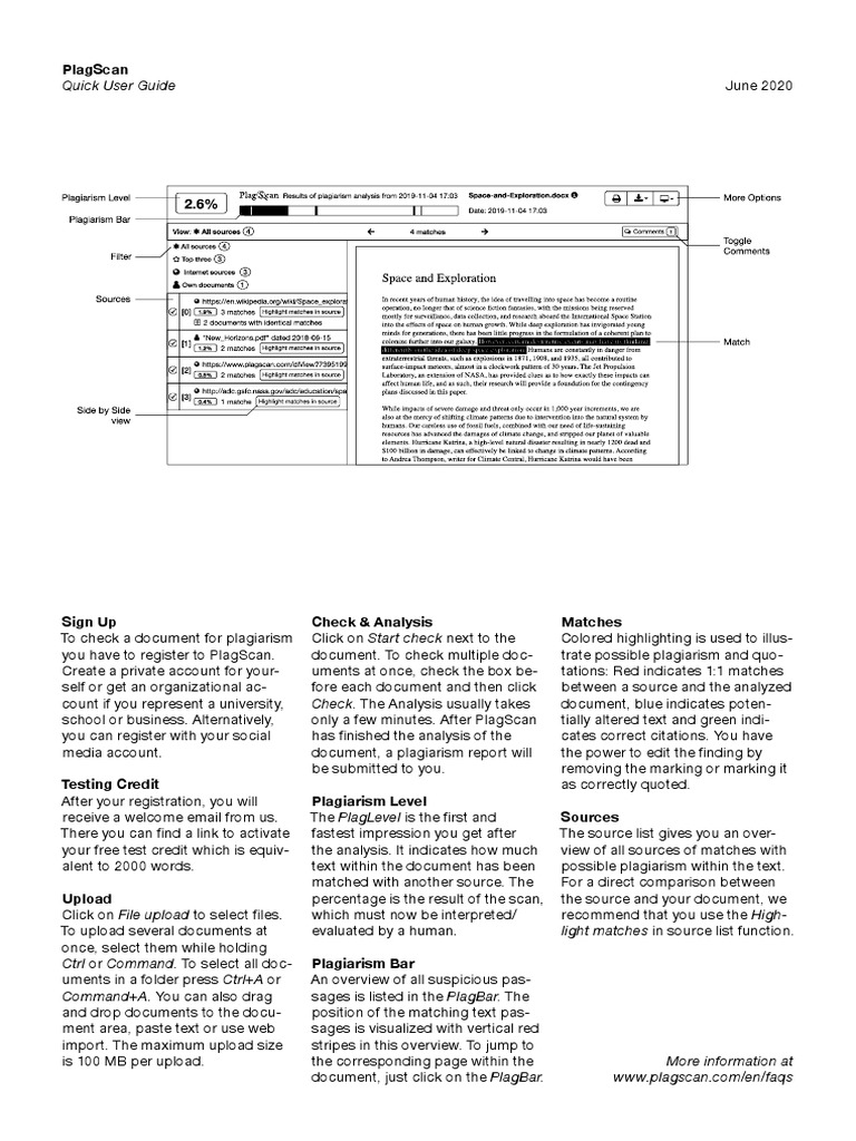 PlagScan Quick User Guide | Download Free PDF | Computer Mediated Communication | Information ...